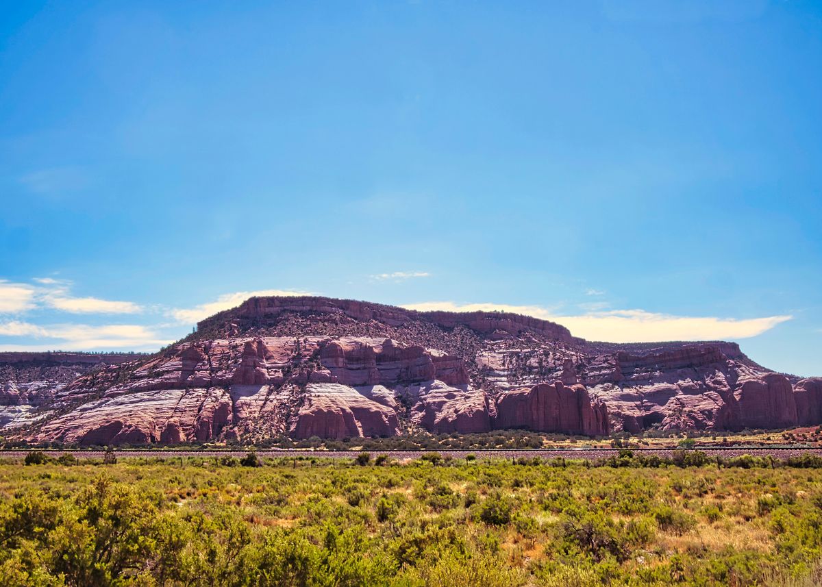'Painted Cliffs' Poster, picture, metal print, paint by Matthew Welborn ...