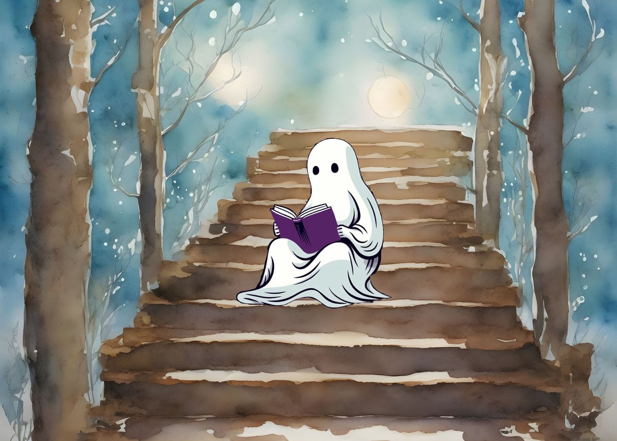 'Ghost Stairway To Heaven' Poster, picture, metal print, paint by Heidi ...