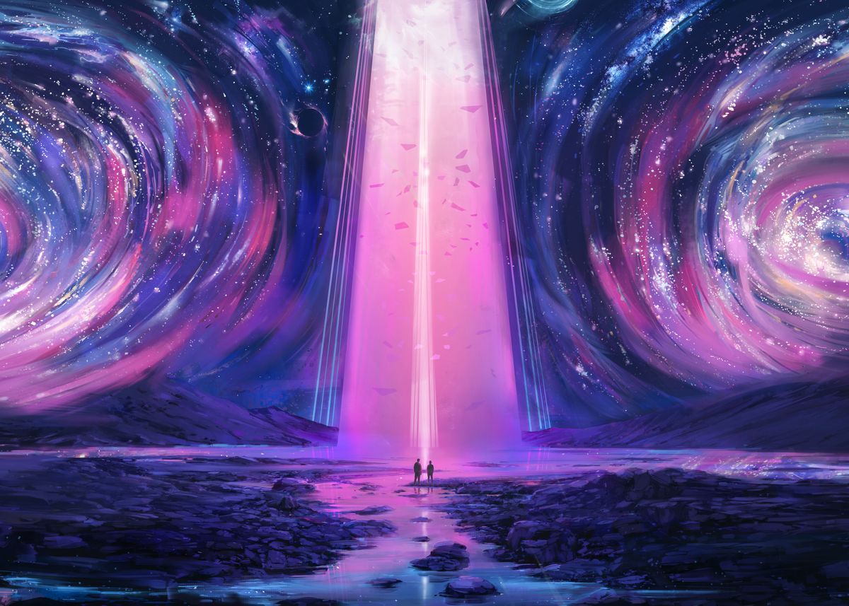 'Aether' Poster, picture, metal print, paint by Aenami | Displate