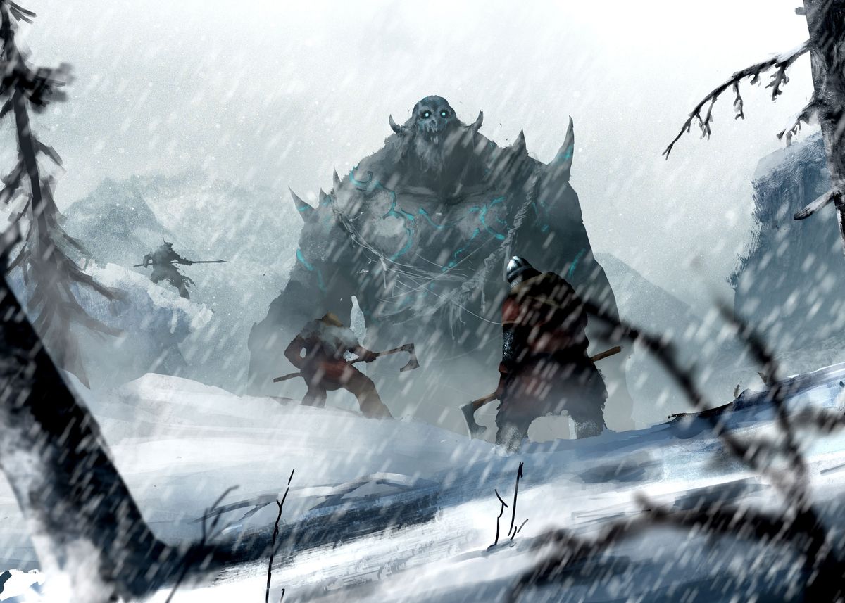 'Troll attack' Poster, picture, metal print, paint by Lestat de ...