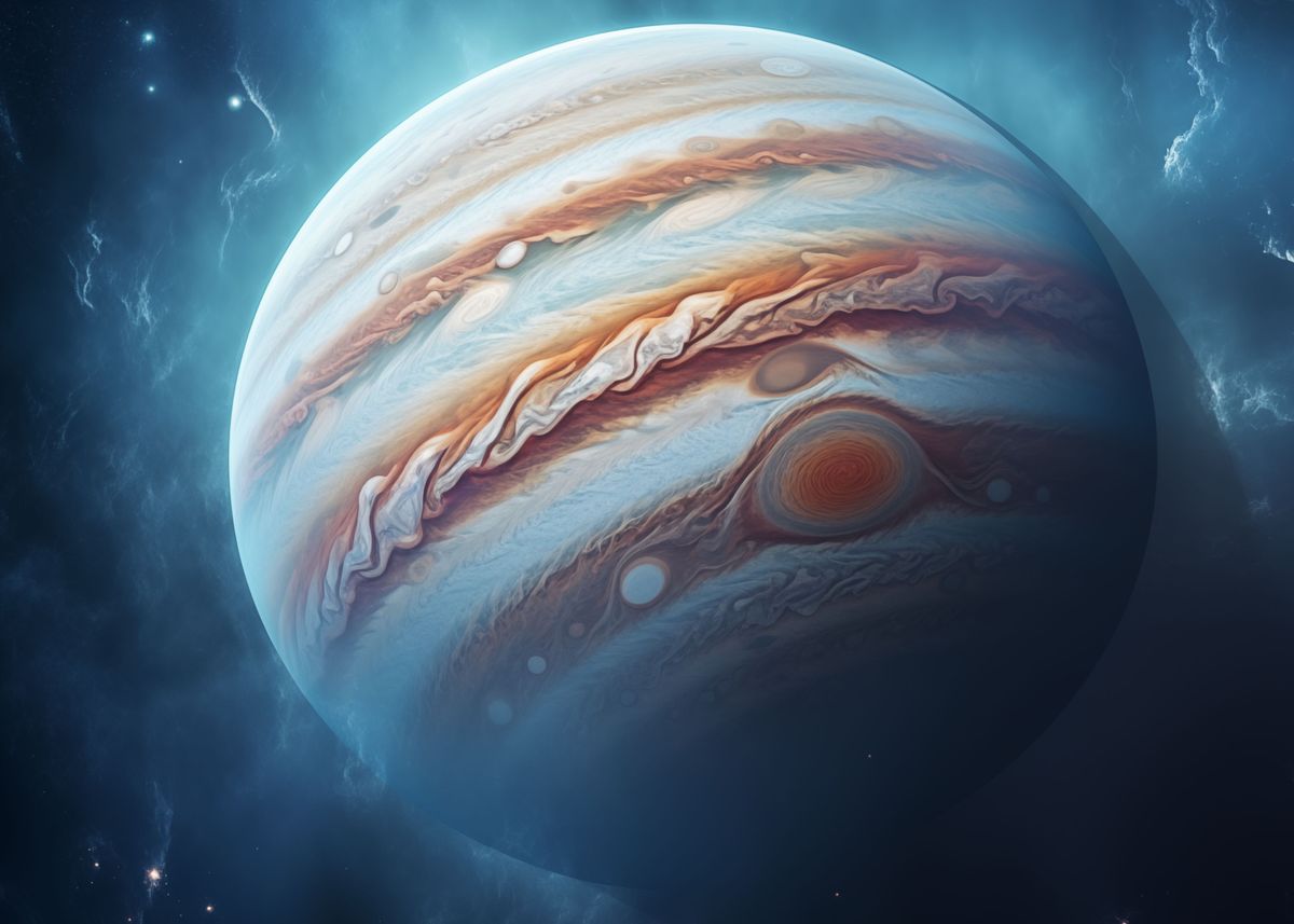 'Detailed Saturn Rendering' Poster, picture, metal print, paint by ...