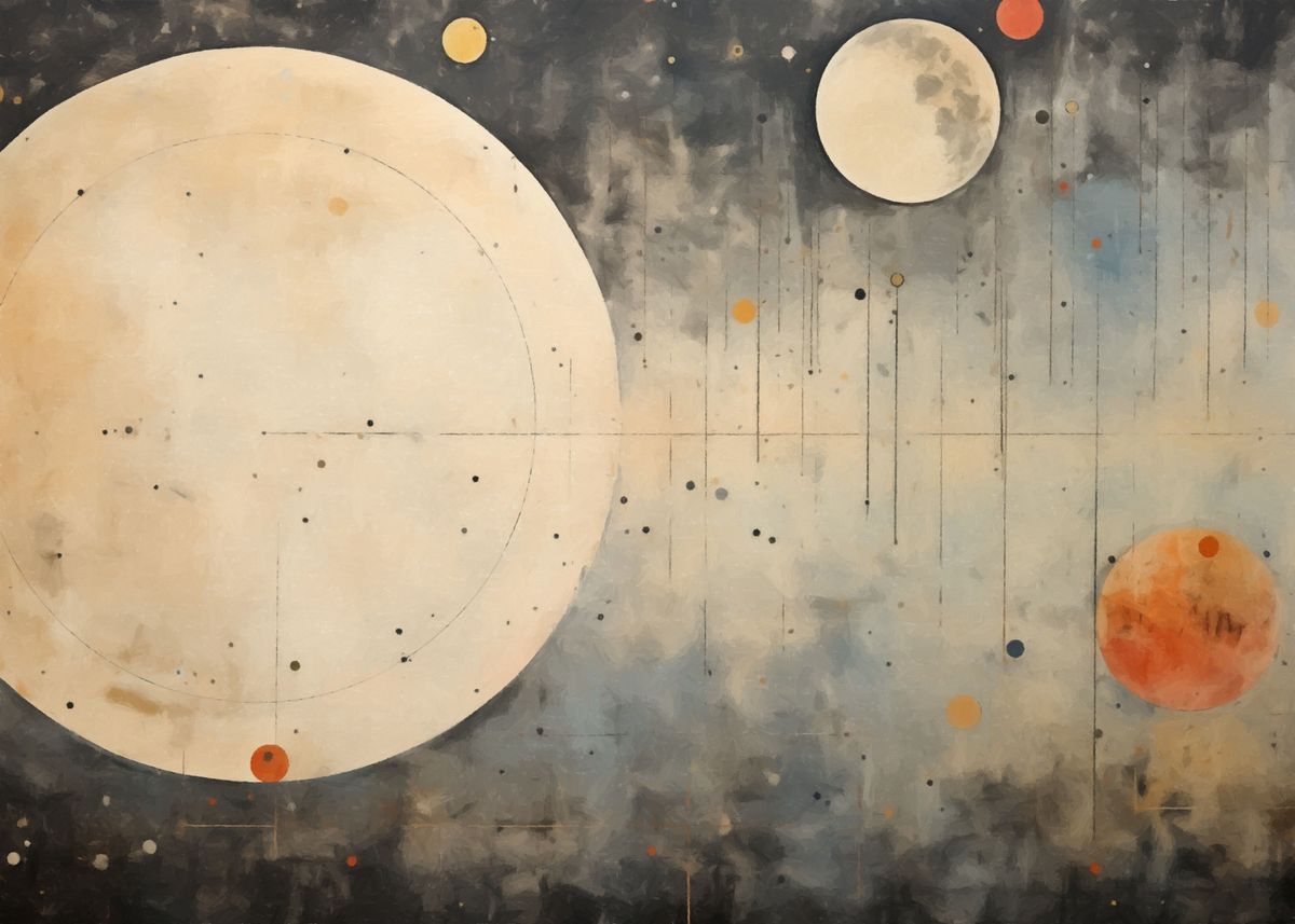 'Astral Signal' Poster, picture, metal print, paint by NOVO Gallery of ...