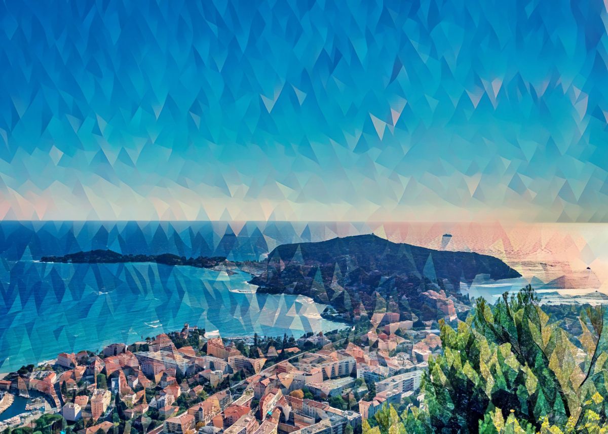 'Cap Ferrat French Riviera' Poster, picture, metal print, paint by ...