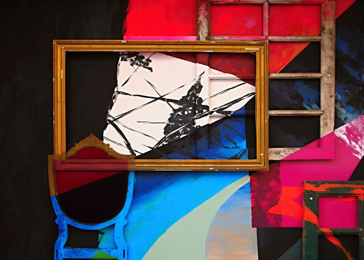 'Frames and Art' Poster, picture, metal print, paint by insideportugal ...