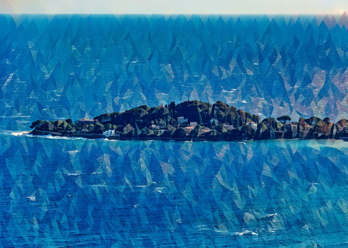 'Cap Ferrat French Riviera' Poster, picture, metal print, paint by ...