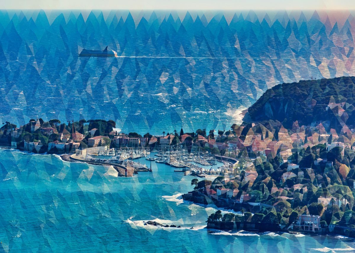 'Cap Ferrat French Riviera' Poster, picture, metal print, paint by ...