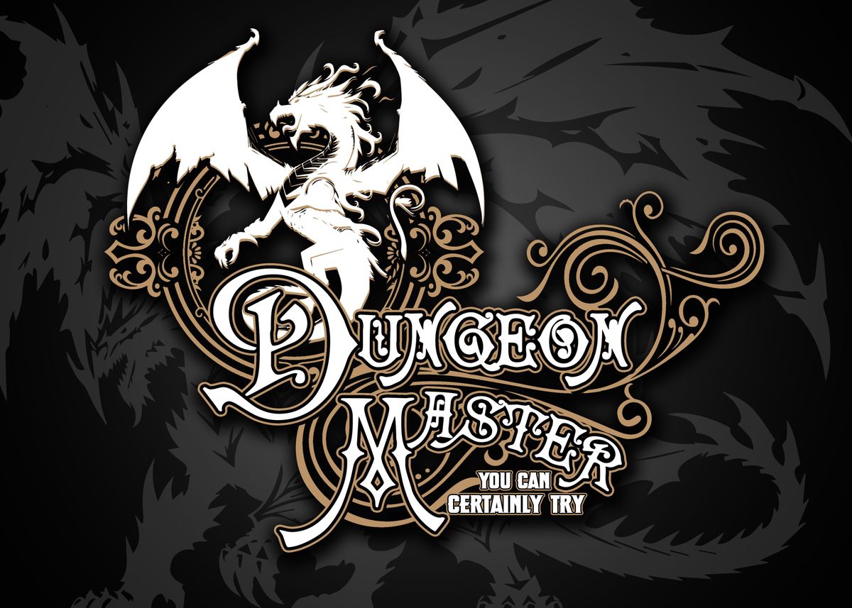 'Game master RPG emblem ' Poster, picture, metal print, paint by ...