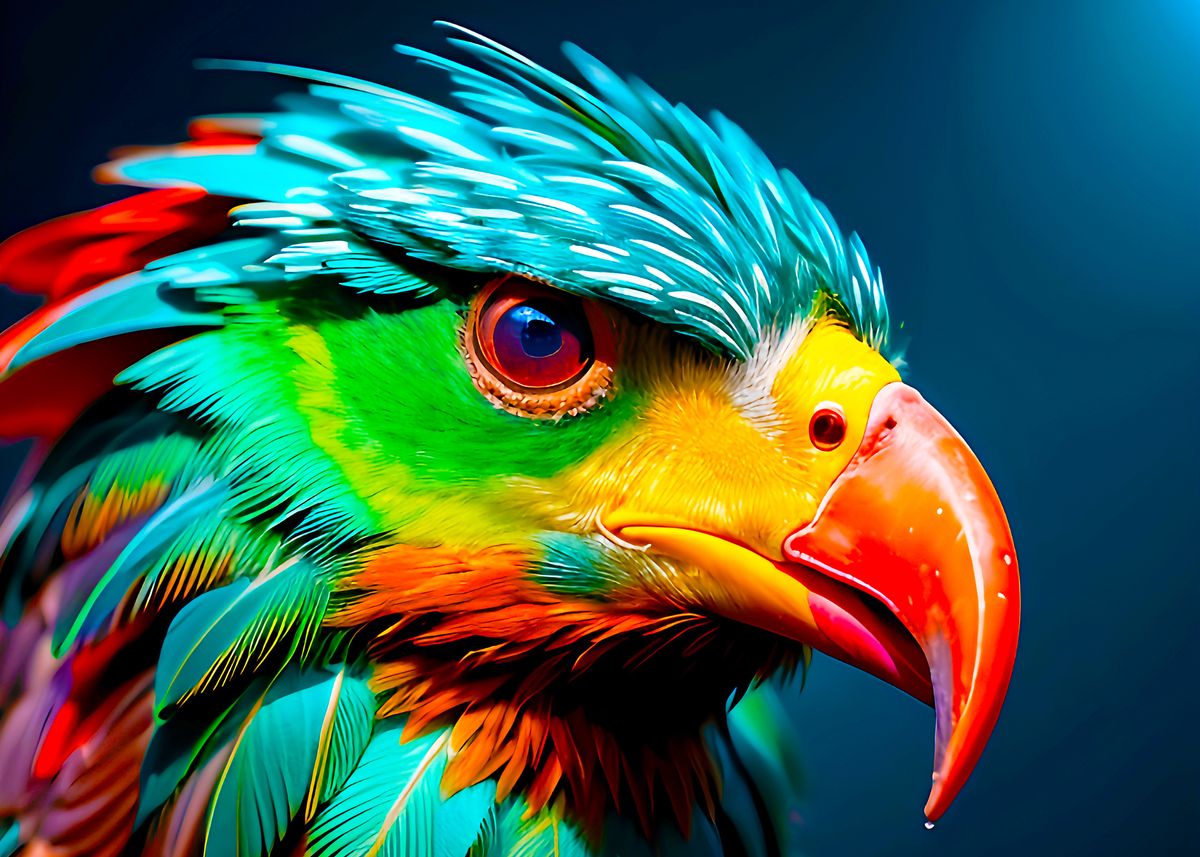 'eagle beak' Poster, picture, metal print, paint by hero Tuan | Displate