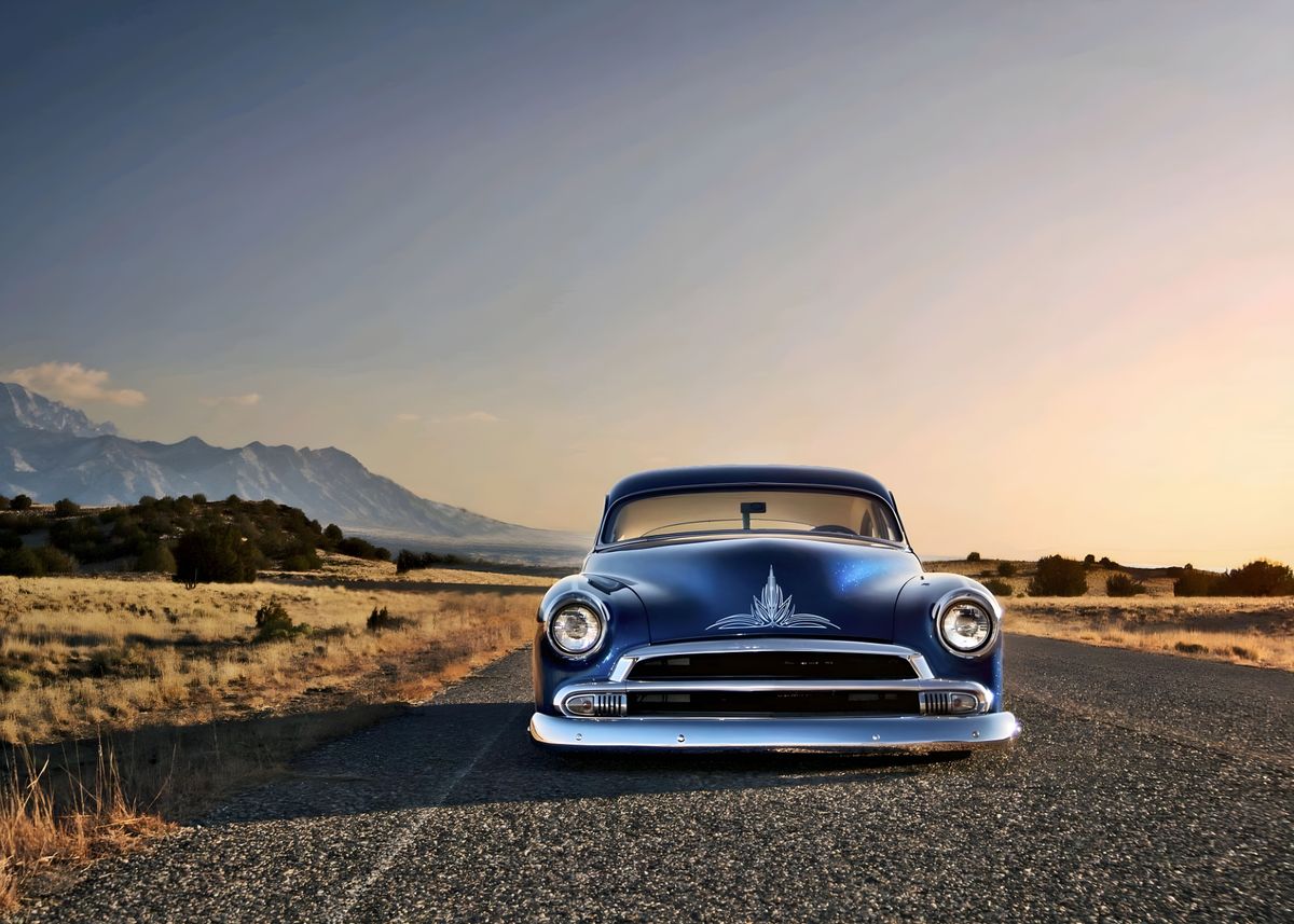 'Hot rod custom ' Poster, picture, metal print, paint by Sport Cars ...