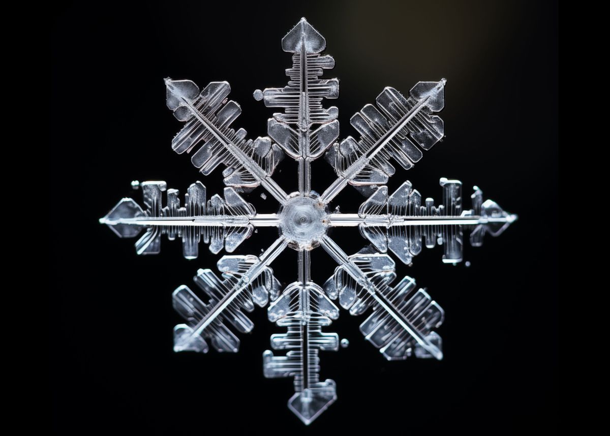 'Christmas Flakes ' Poster, picture, metal print, paint by Christian ...