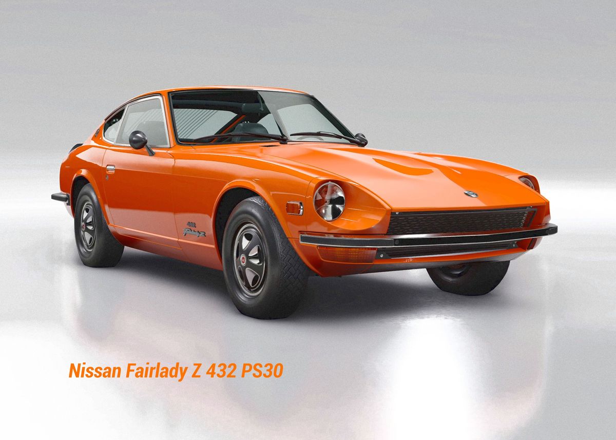 'Nissan Fairlady Z 432 PS30' Poster, picture, metal print, paint by One ...