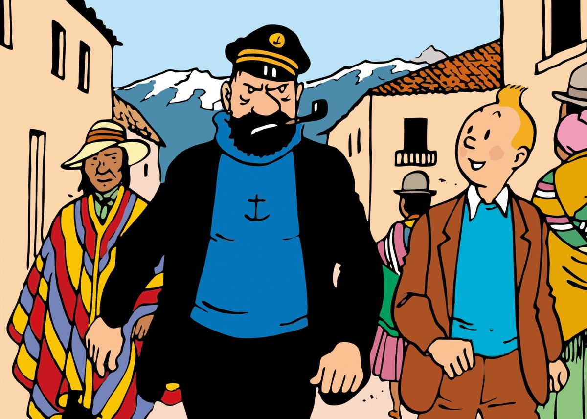 'The Adventure of TinTin' Poster, picture, metal print, paint by ...