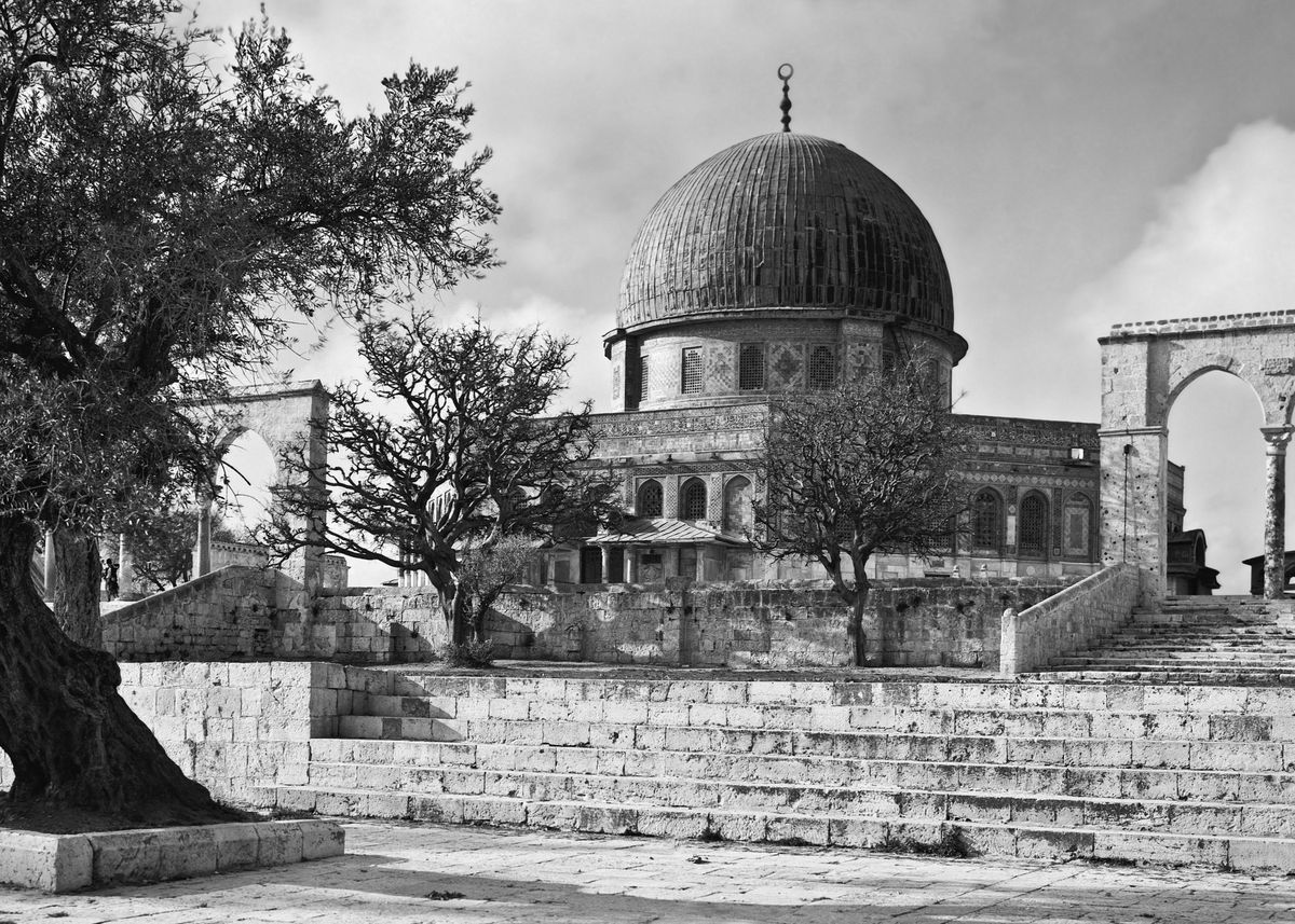 'Dome of the Rock Al Quds' Poster, picture, metal print, paint by ...