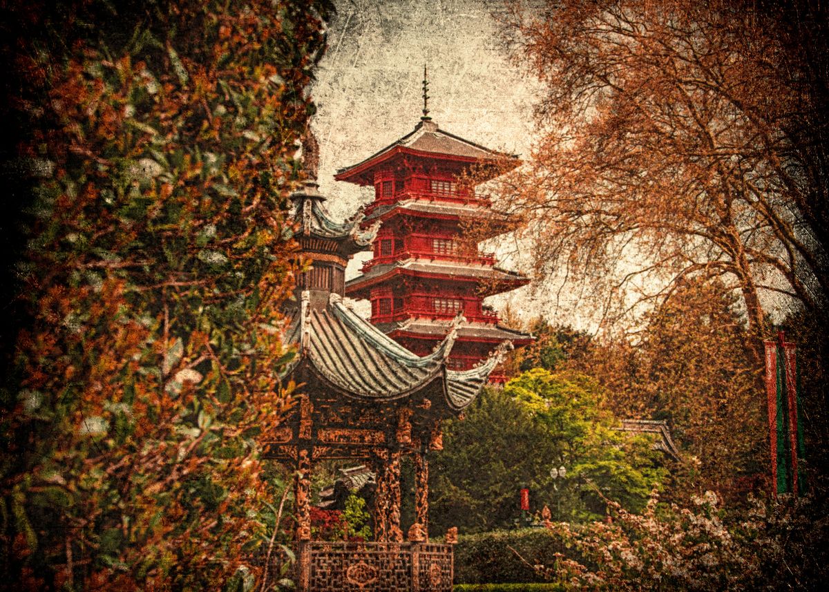 'Japan Style Grunge' Poster, picture, metal print, paint by Gianluca ...