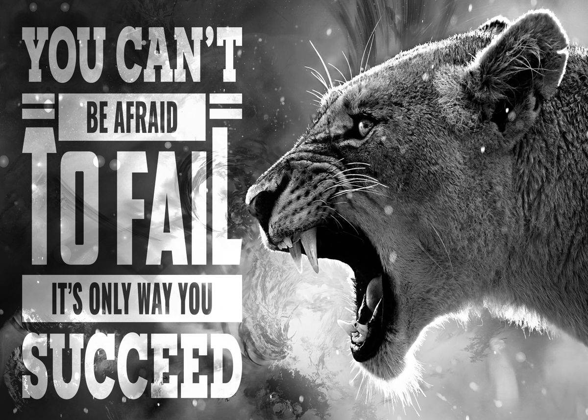 'Motivational work' Poster, picture, metal print, paint by MCAshe Art ...