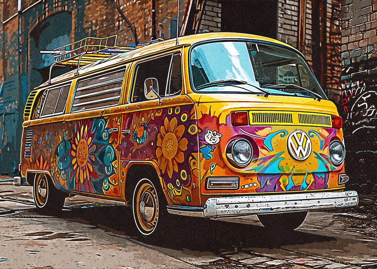 'Vintage Car Travel' Poster, picture, metal print, paint by Magnum ...