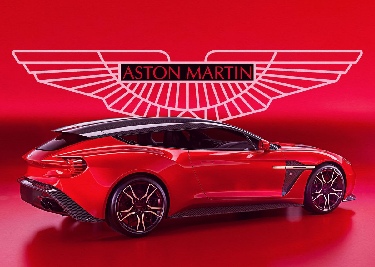 'Aston Martin Vanquish Z' Poster, picture, metal print, paint by Lee ...