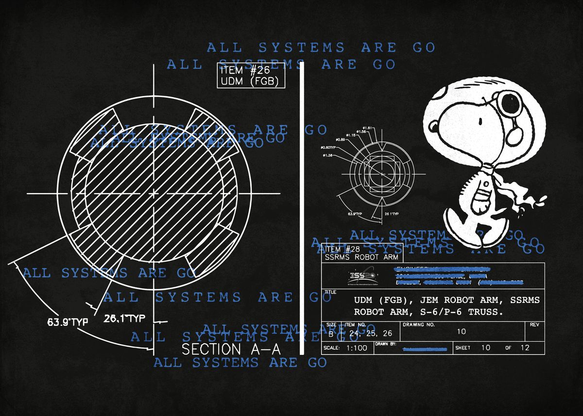 'All systems are go' Poster, picture, metal print, paint by Peanuts ...