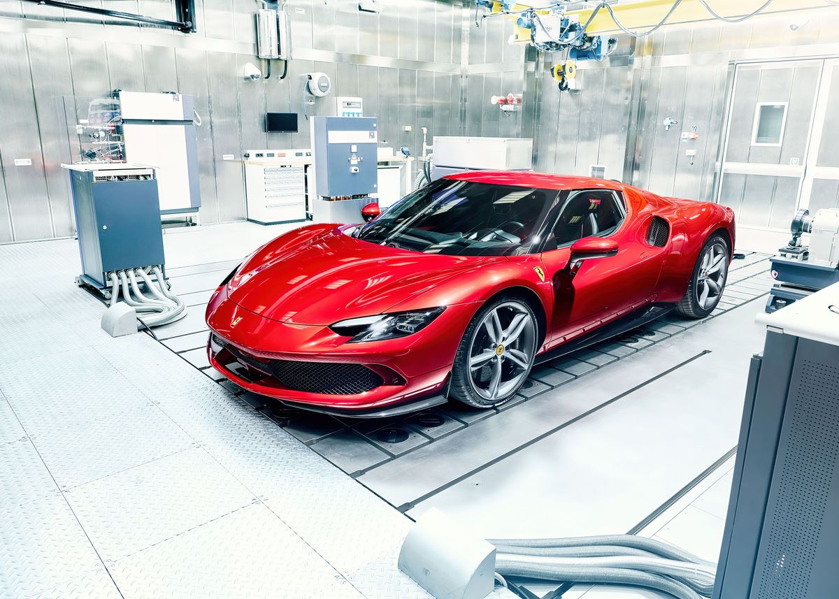 'Ferrari 296 GTB Exotic car' Poster, picture, metal print, paint by ...