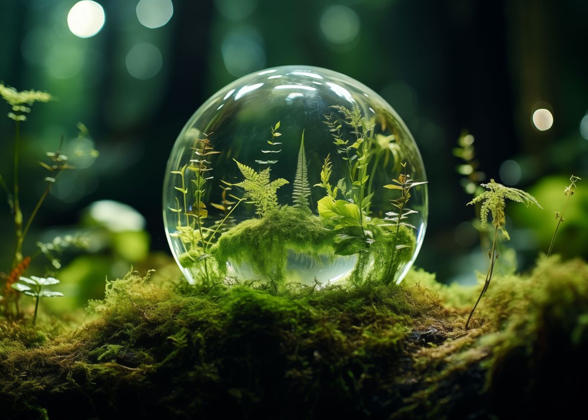'Enchanted Terrarium' Poster, picture, metal print, paint by Nathan De ...
