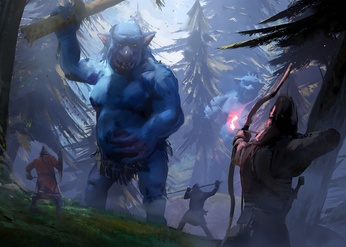 'Vector Valheim' Poster, picture, metal print, paint by New Generation ...