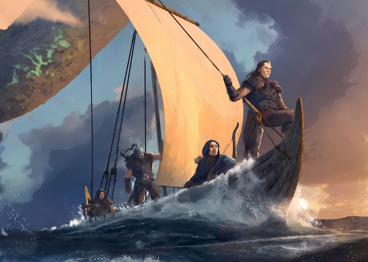 'Vector Valheim' Poster, picture, metal print, paint by New Generation ...