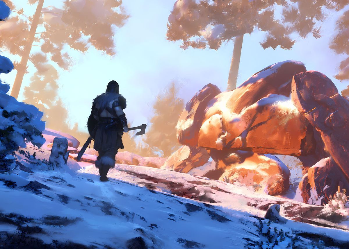 'Vector Valheim' Poster, picture, metal print, paint by New Generation ...