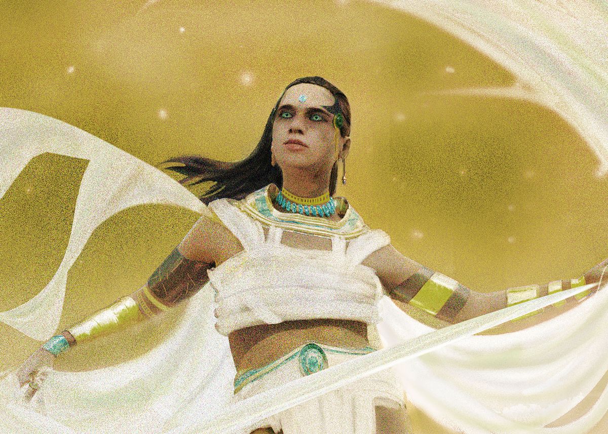 'Aphrodite' Poster, picture, metal print, paint by Tijs Joos | Displate