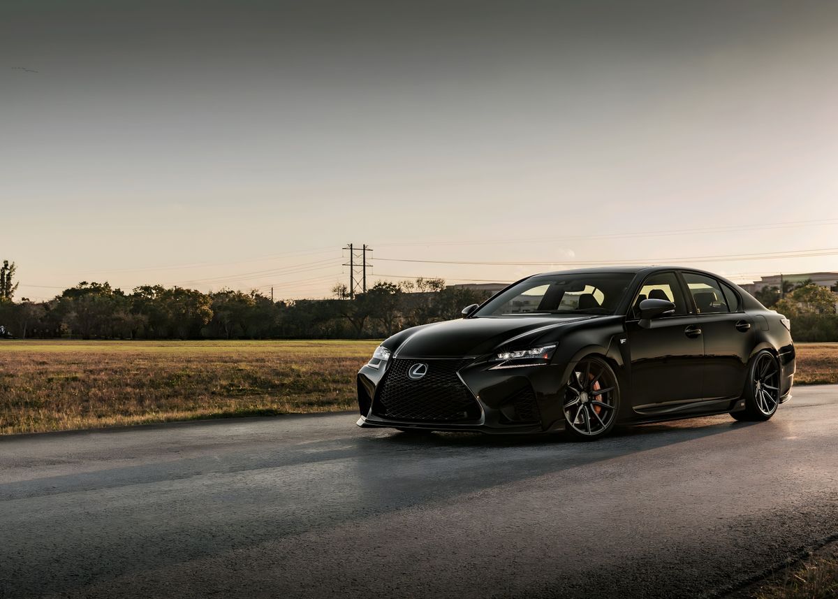 'Lexus IS 300' Poster, picture, metal print, paint by Bondo Art | Displate