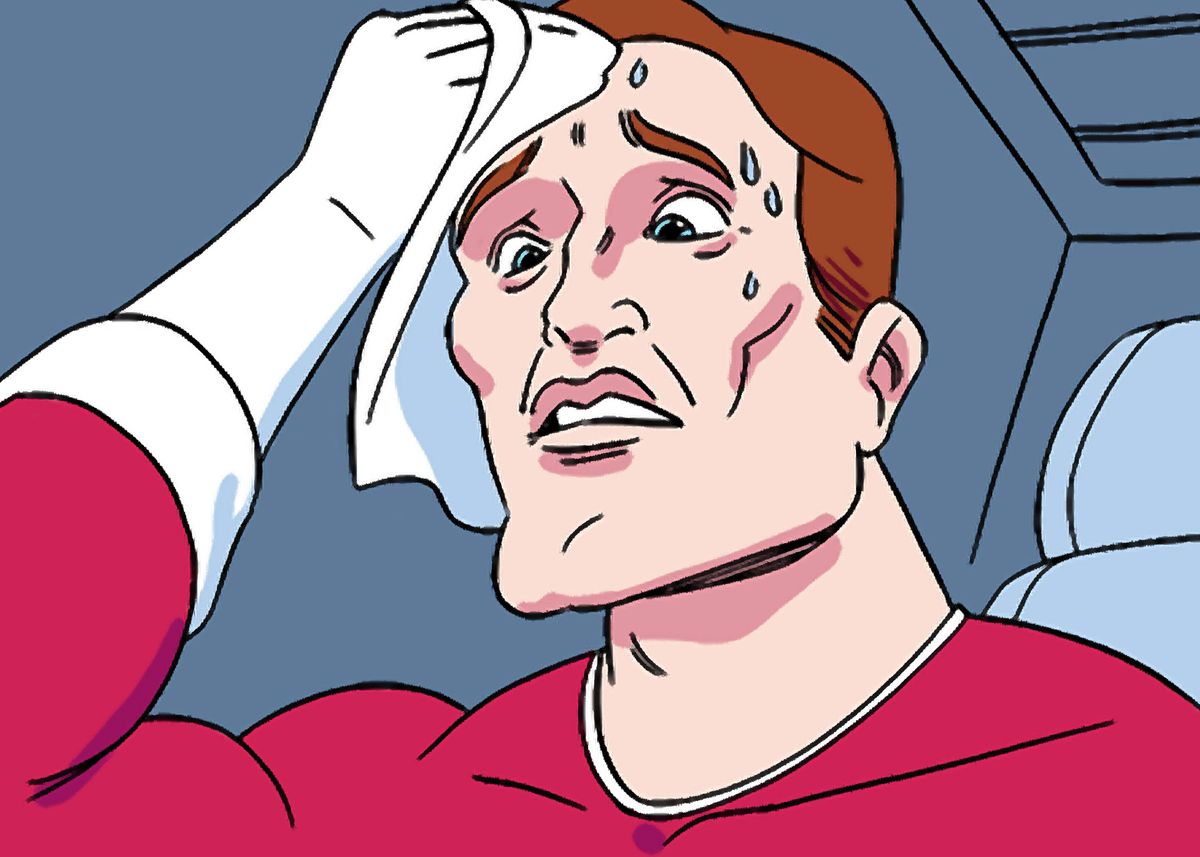 'Two button meme' Poster, picture, metal print, paint by cypher the ...