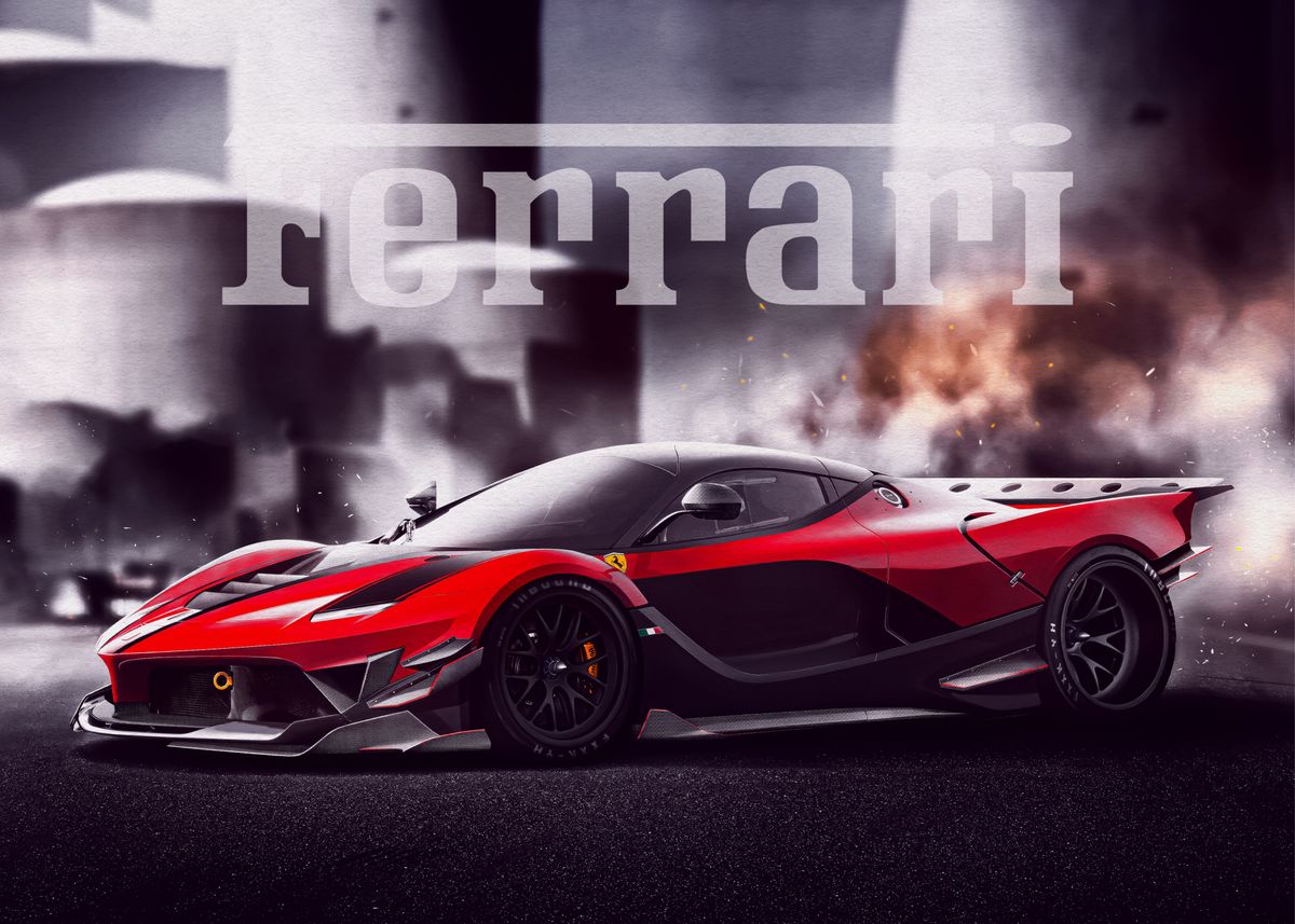 'Ferrari LaFerrari ' Poster, picture, metal print, paint by Lee Rocks ...