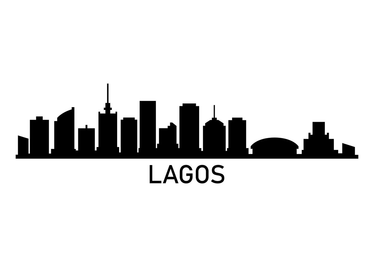 'Lagos skyline' Poster, picture, metal print, paint by Marco Livolsi ...