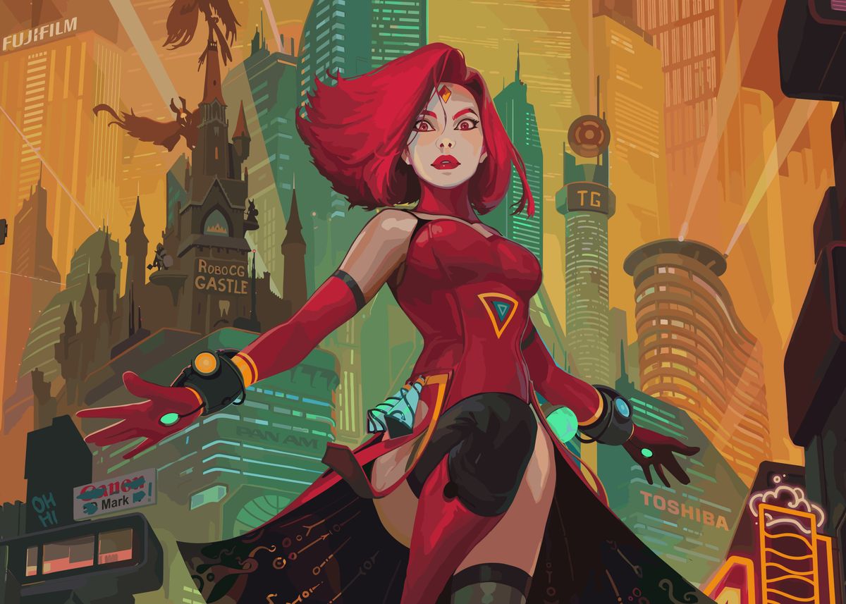 'transistor' Poster, picture, metal print, paint by nortbret | Displate