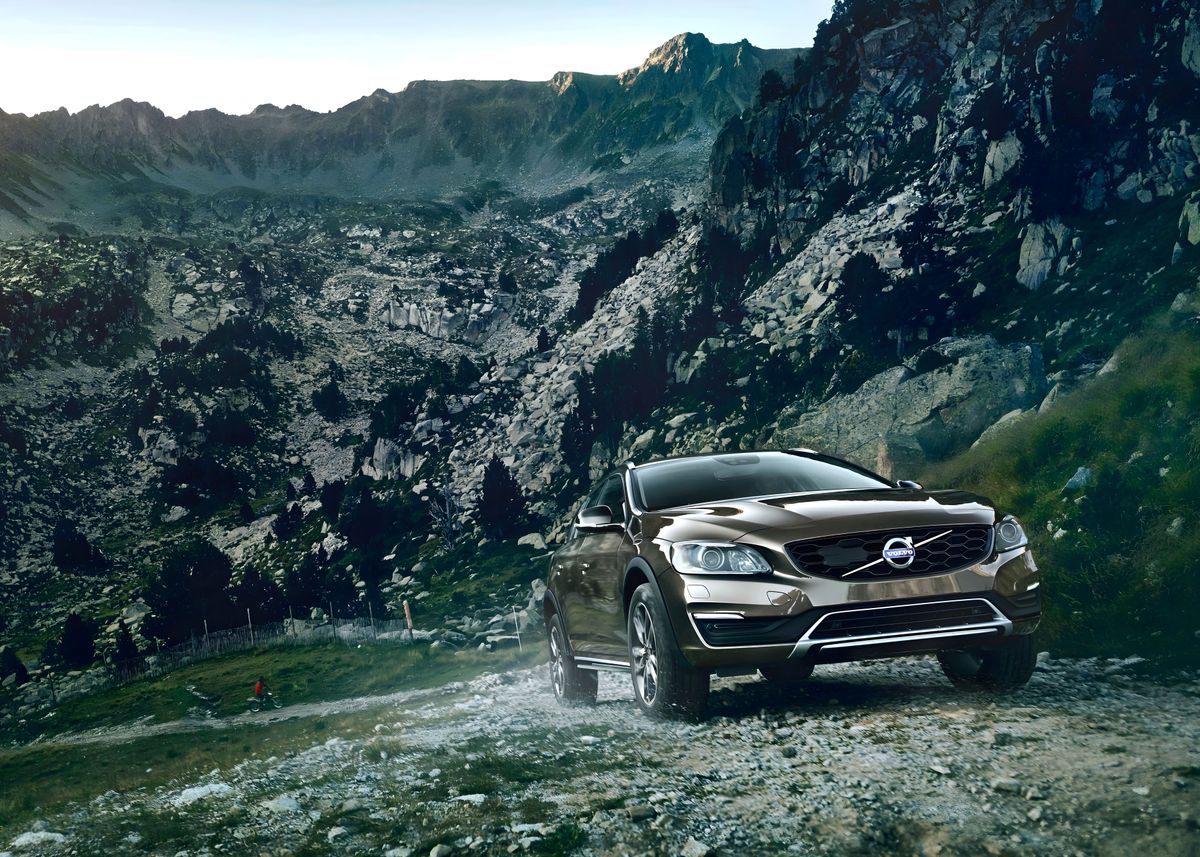 'Volvo V60 ' Poster, picture, metal print, paint by Sport Cars | Displate