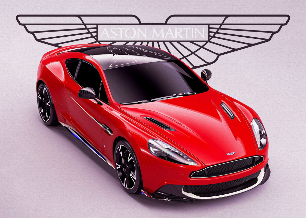 'Aston Martin Vanquish ' Poster, picture, metal print, paint by Lee ...