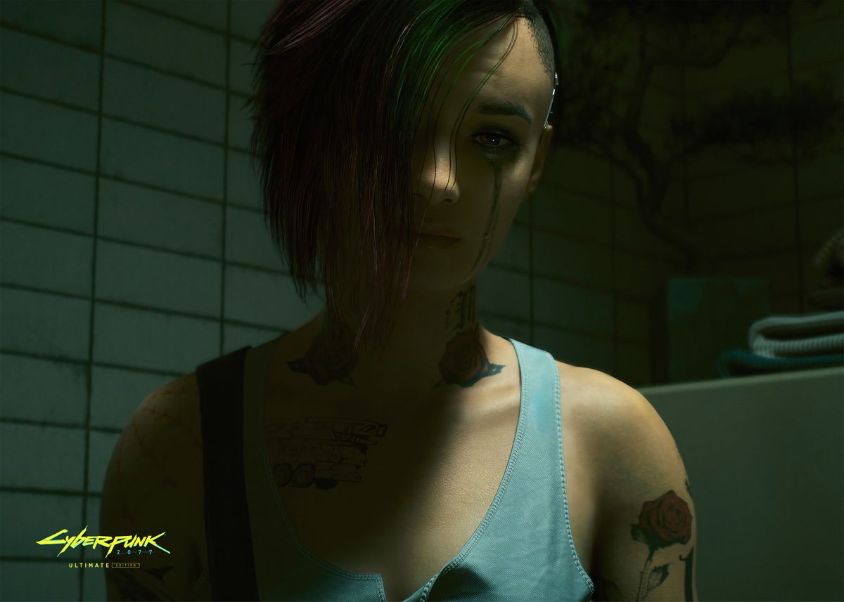 'Crying Judy' Poster, picture, metal print, paint by Cyberpunk 2077 ...