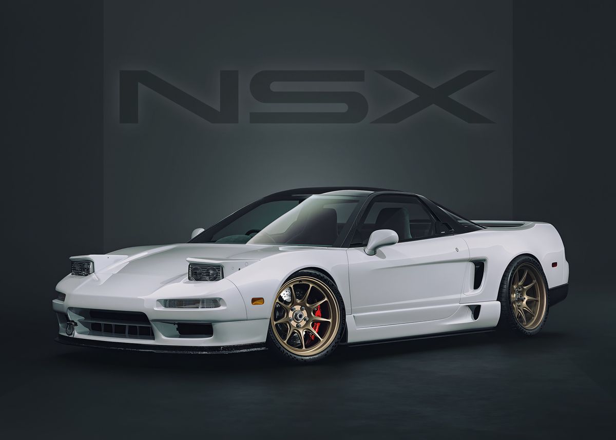 'JDM NA1 Honda NSX' Poster, picture, metal print, paint by Osh Studio ...