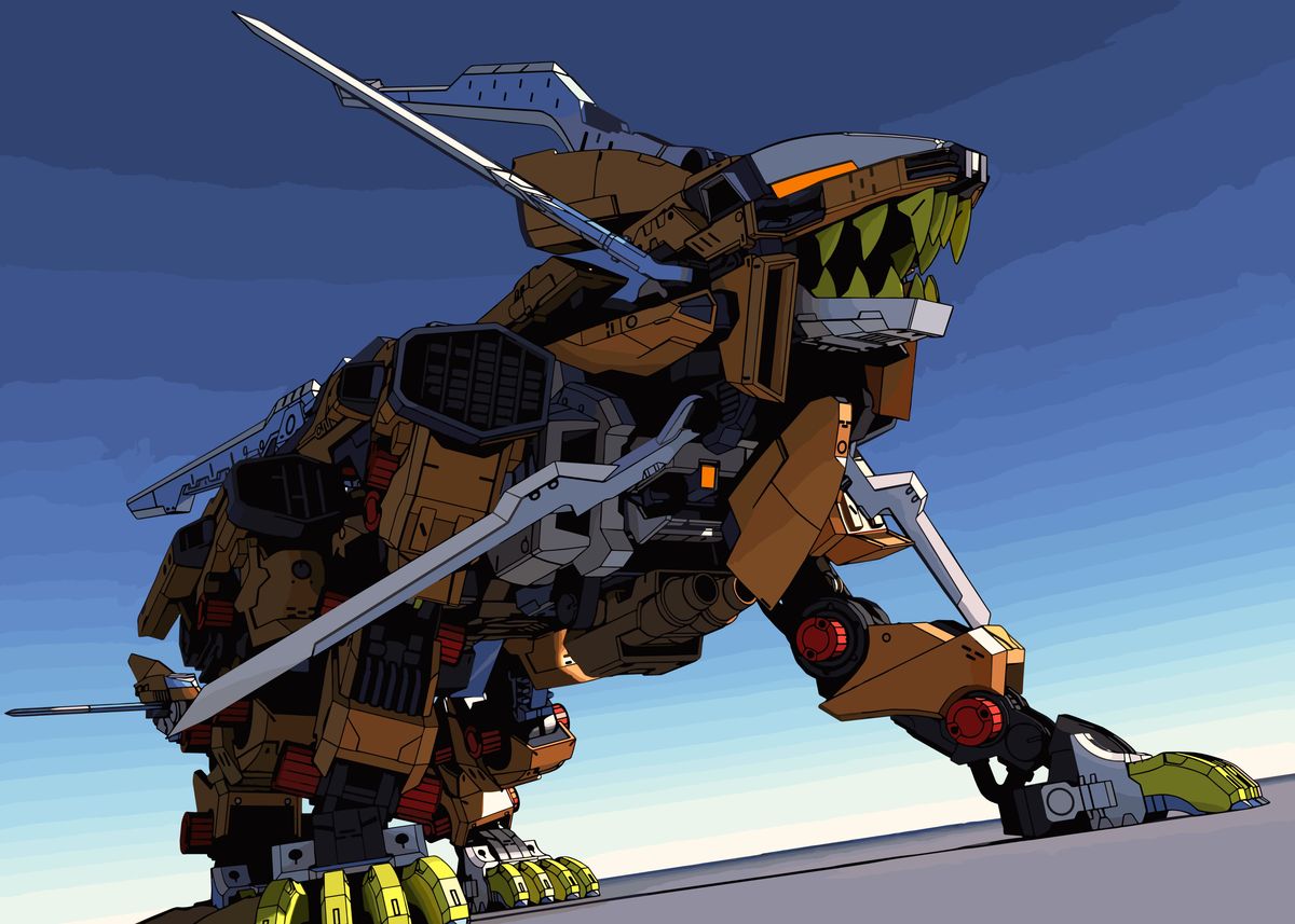 'zoids' Poster, picture, metal print, paint by bee artwork | Displate