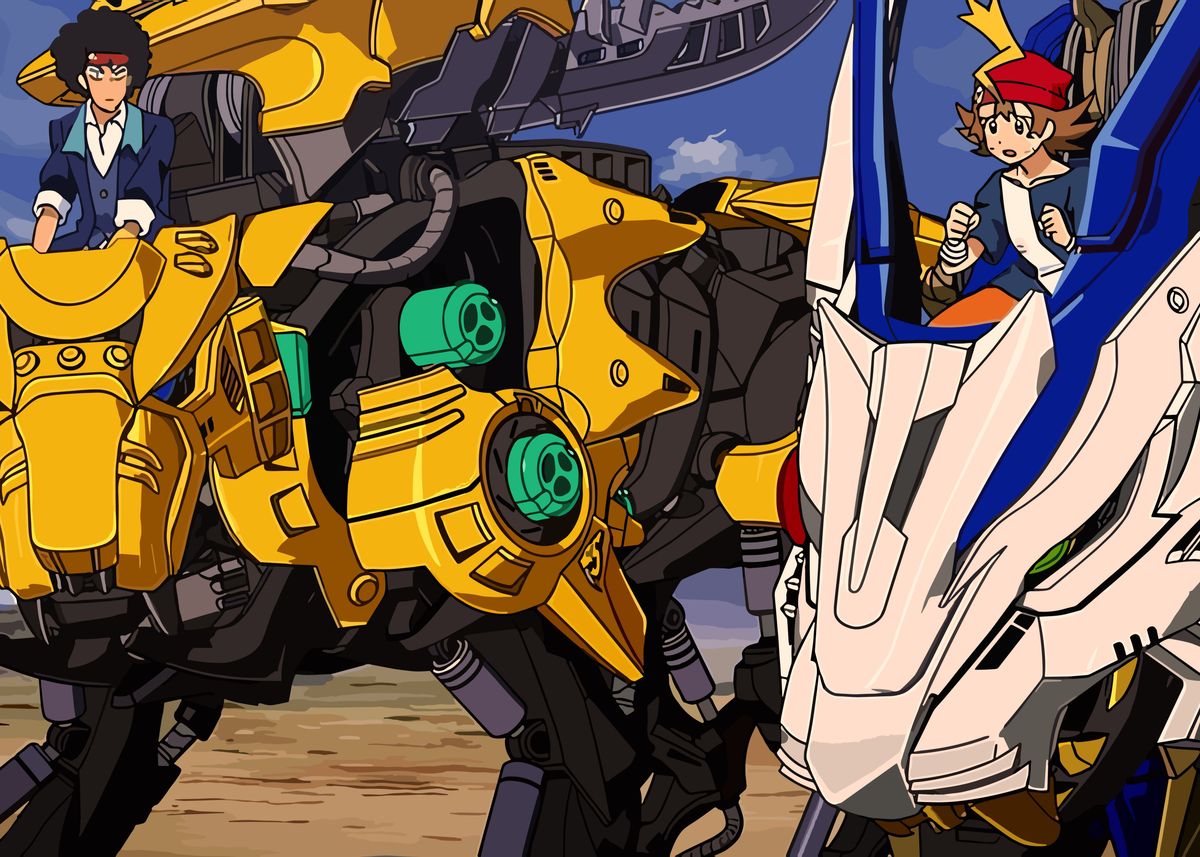 'zoids' Poster, picture, metal print, paint by Arto Teko art | Displate