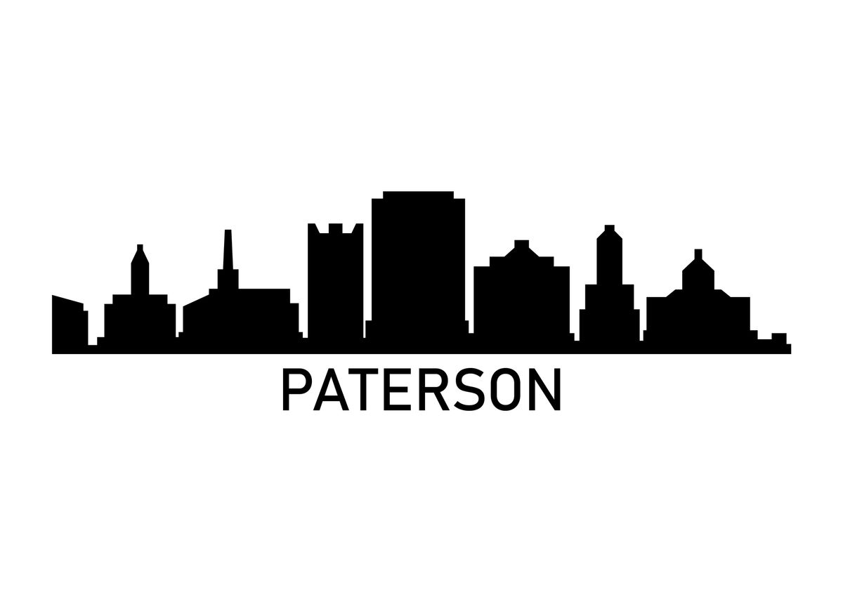 'Paterson skyline' Poster, picture, metal print, paint by Marco Livolsi ...
