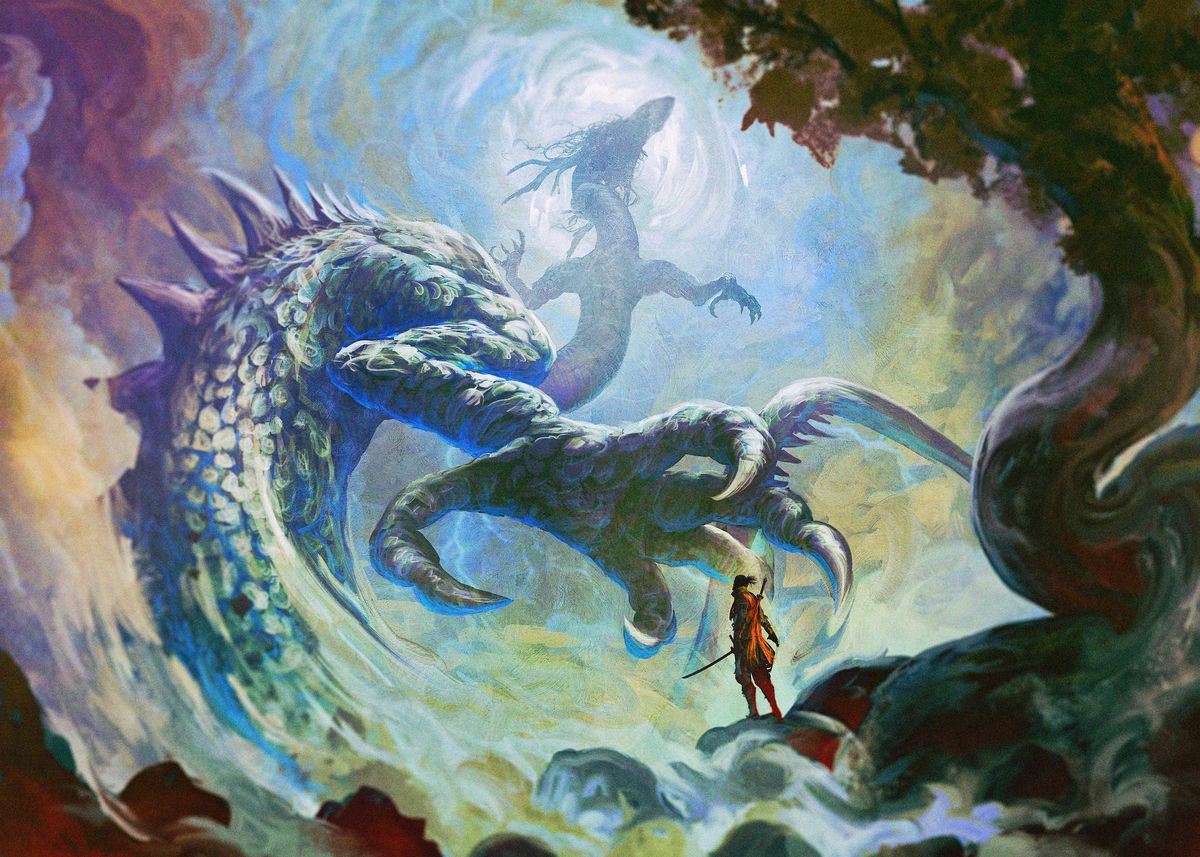 'The Eternal Dragon' Poster, picture, metal print, paint by Anato ...