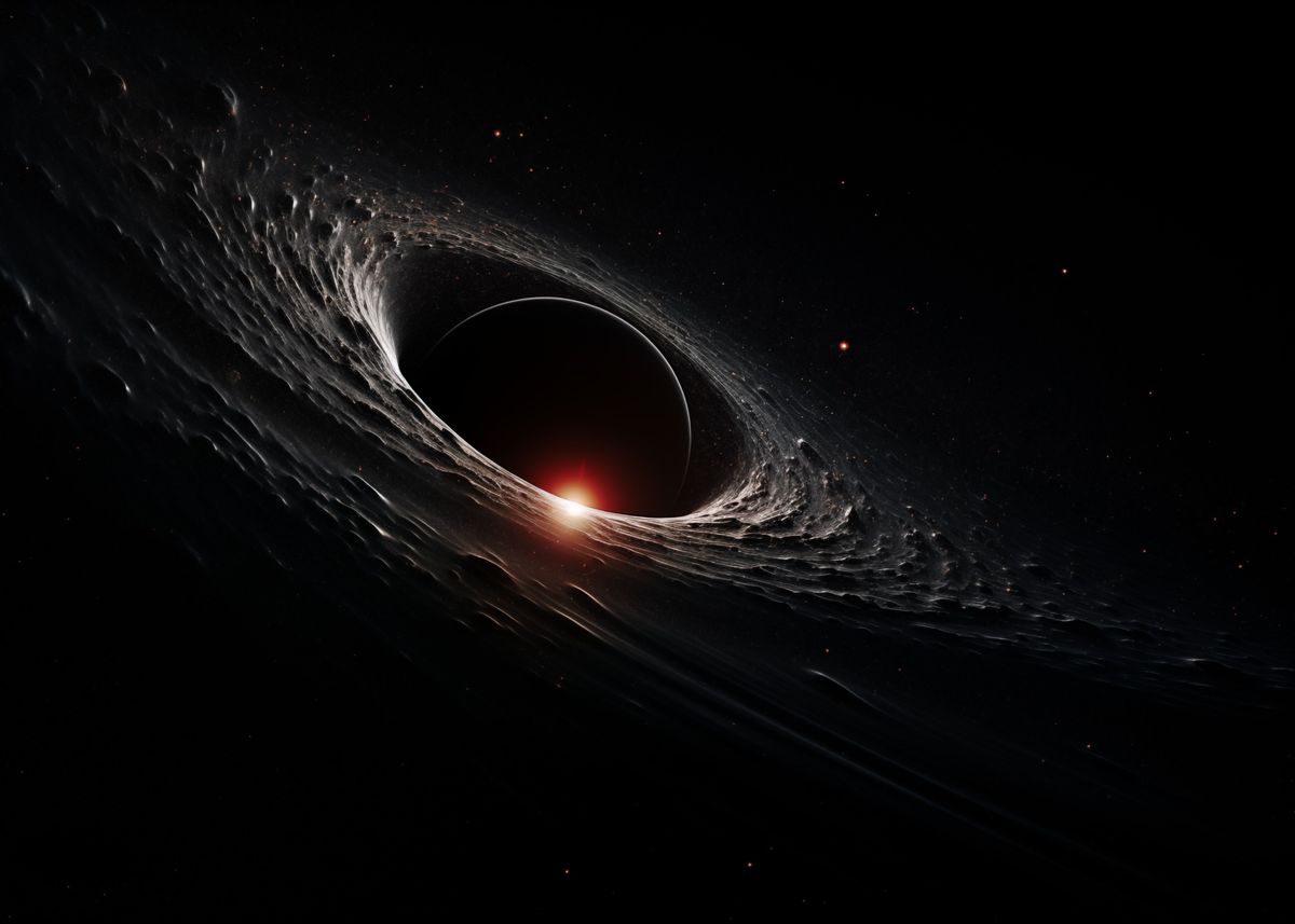 'Curvature of a spacetime' Poster, picture, metal print, paint by ...