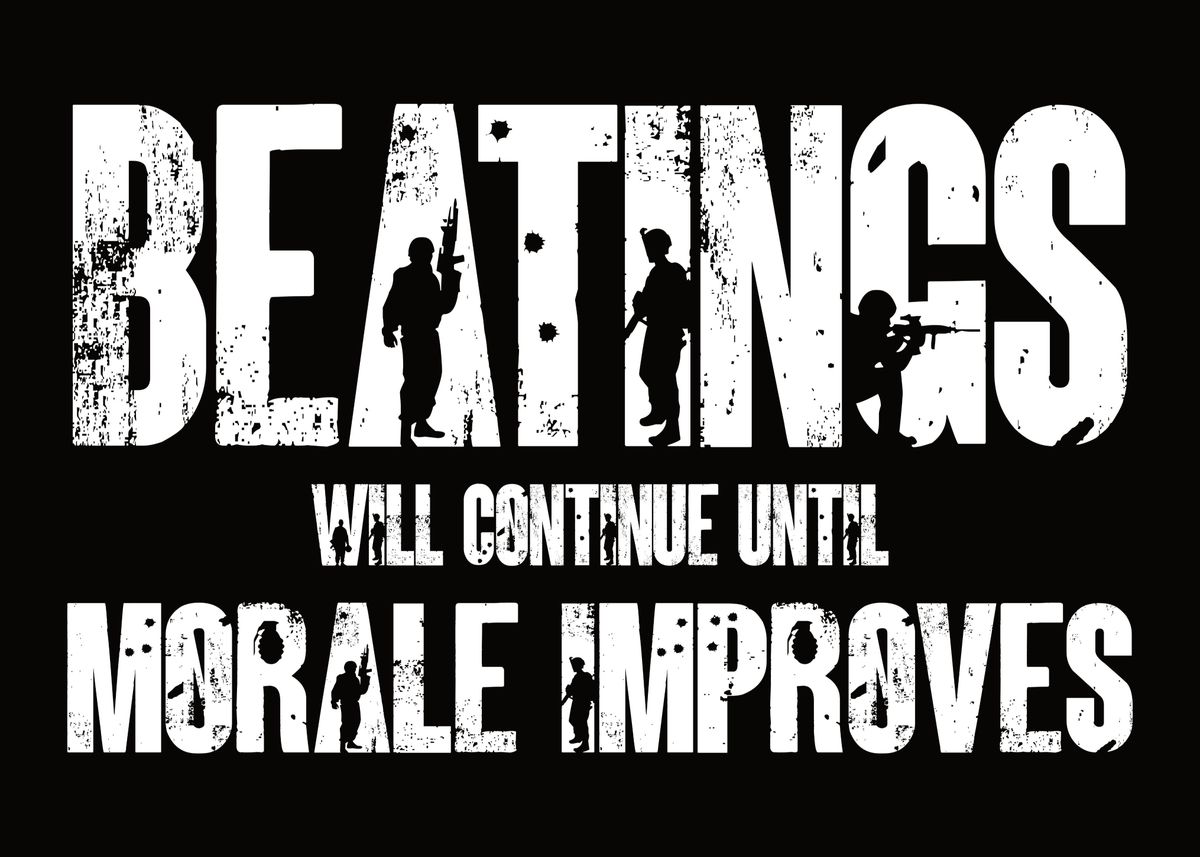 'Military Morale' Poster, picture, metal print, paint by Chris Simmons ...