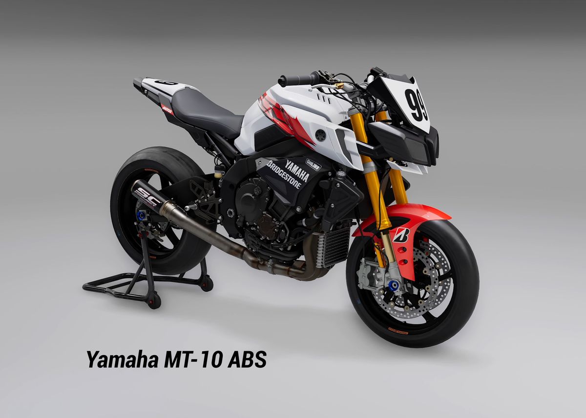 'Yamaha MT10 ABS' Poster, picture, metal print, paint by One Line ...