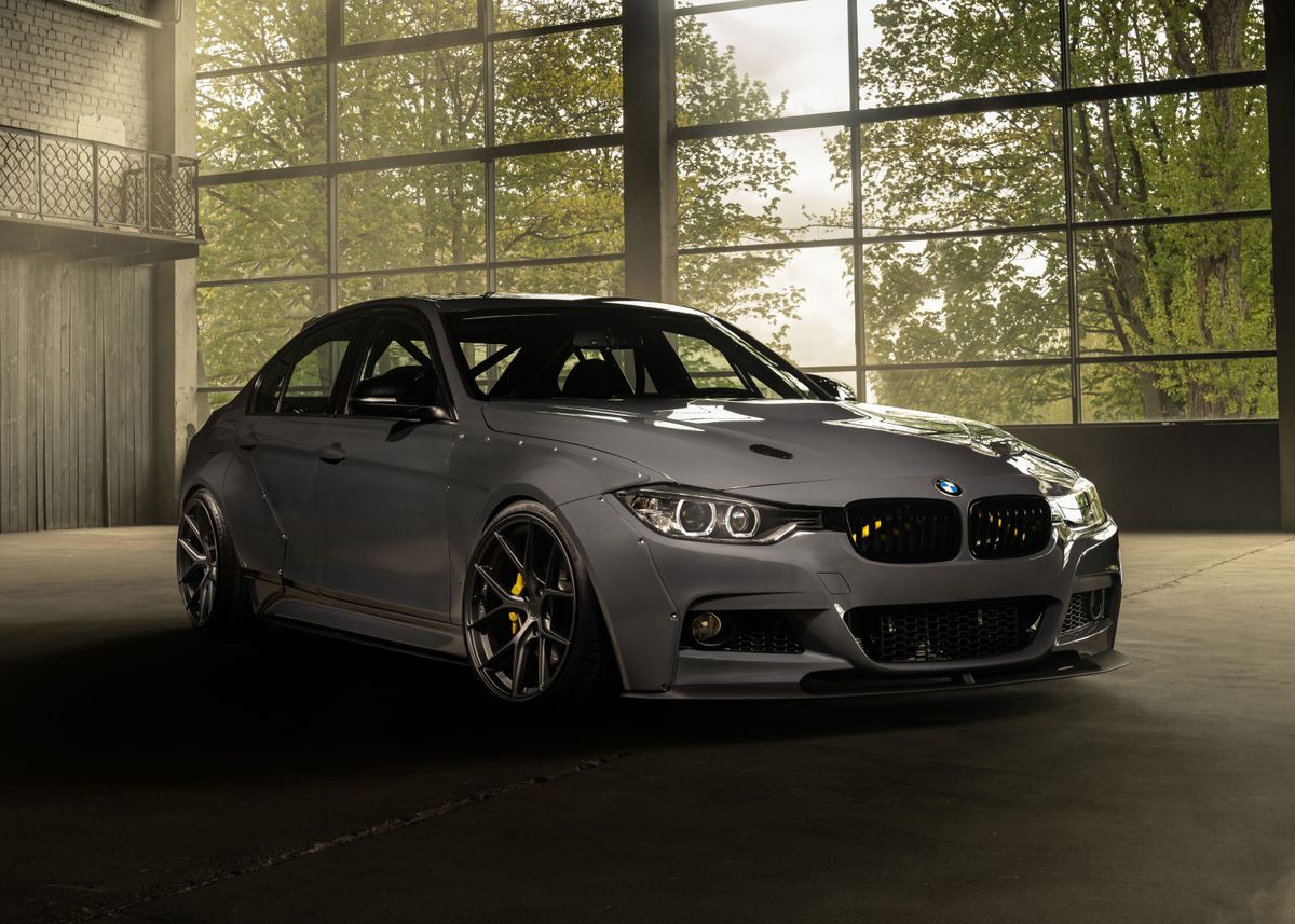 'Bmw 3 series' Poster, picture, metal print, paint by El Object | Displate