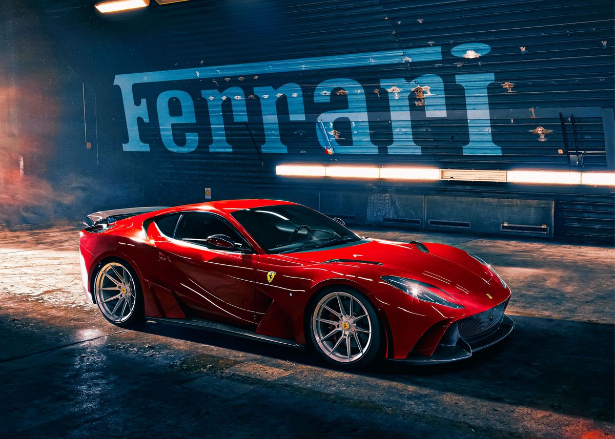 'Novitec Ferrari 812' Poster, picture, metal print, paint by Lee Rocks ...