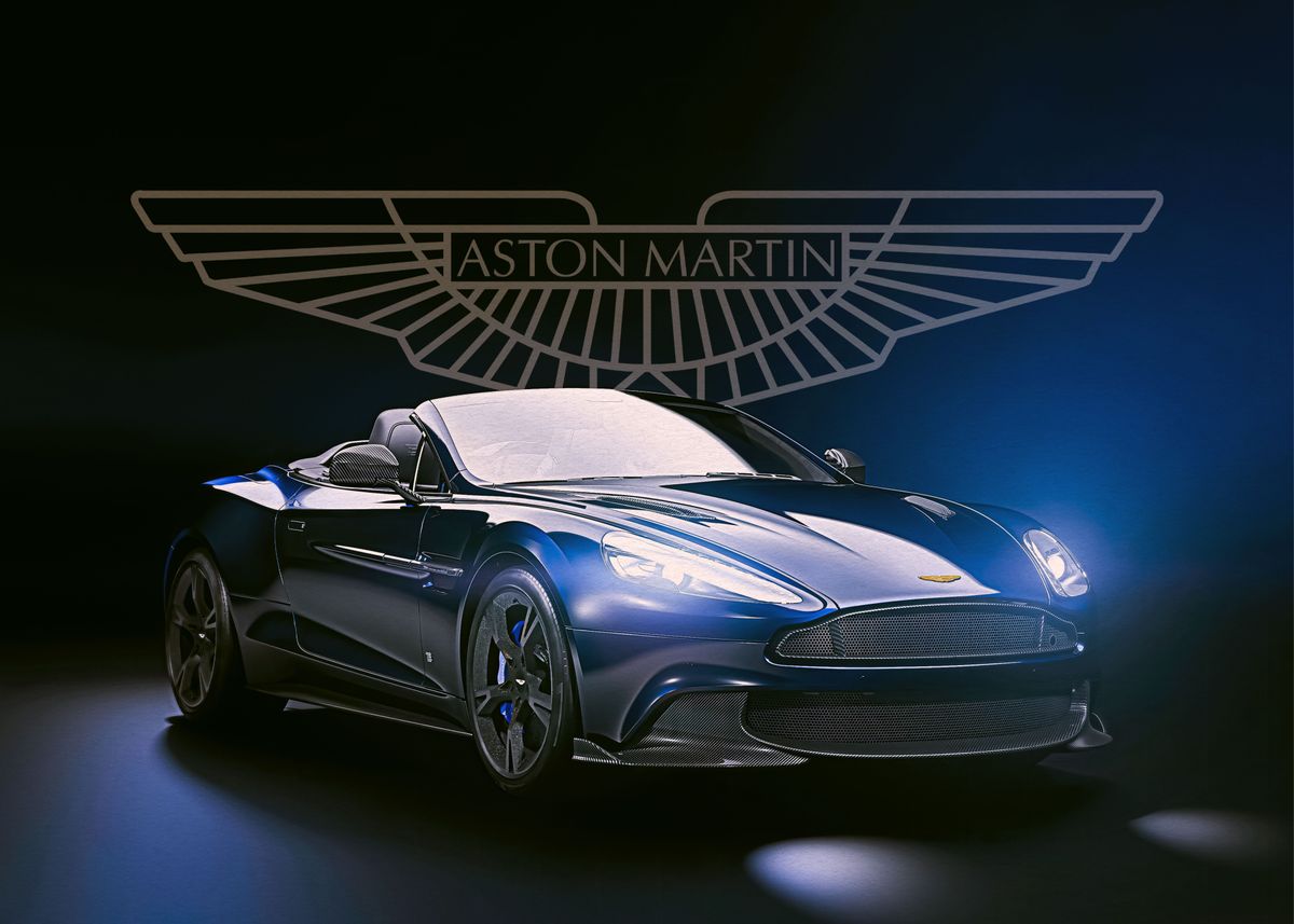 'Aston Martin Vanquish ' Poster, picture, metal print, paint by Lee ...