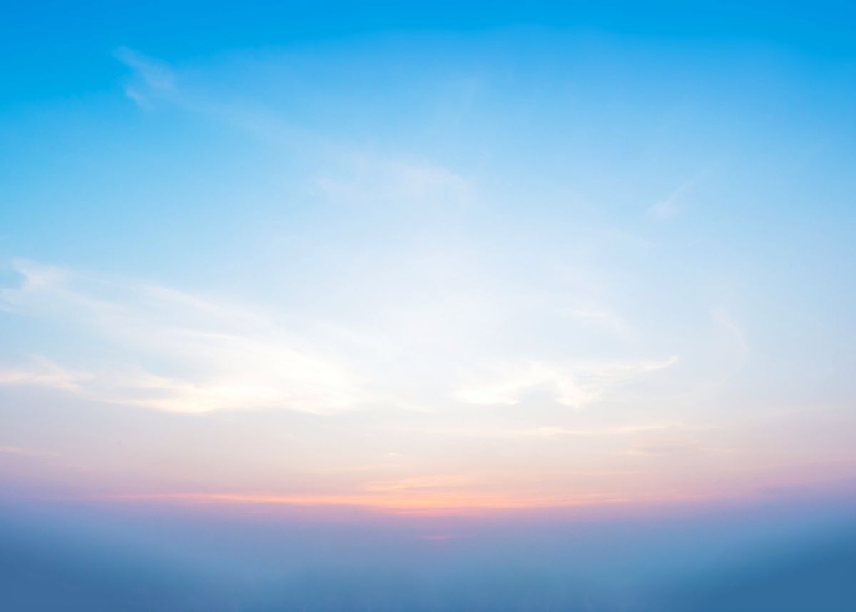 'sunrise blue sky Poster' Poster, picture, metal print, paint by gani ...