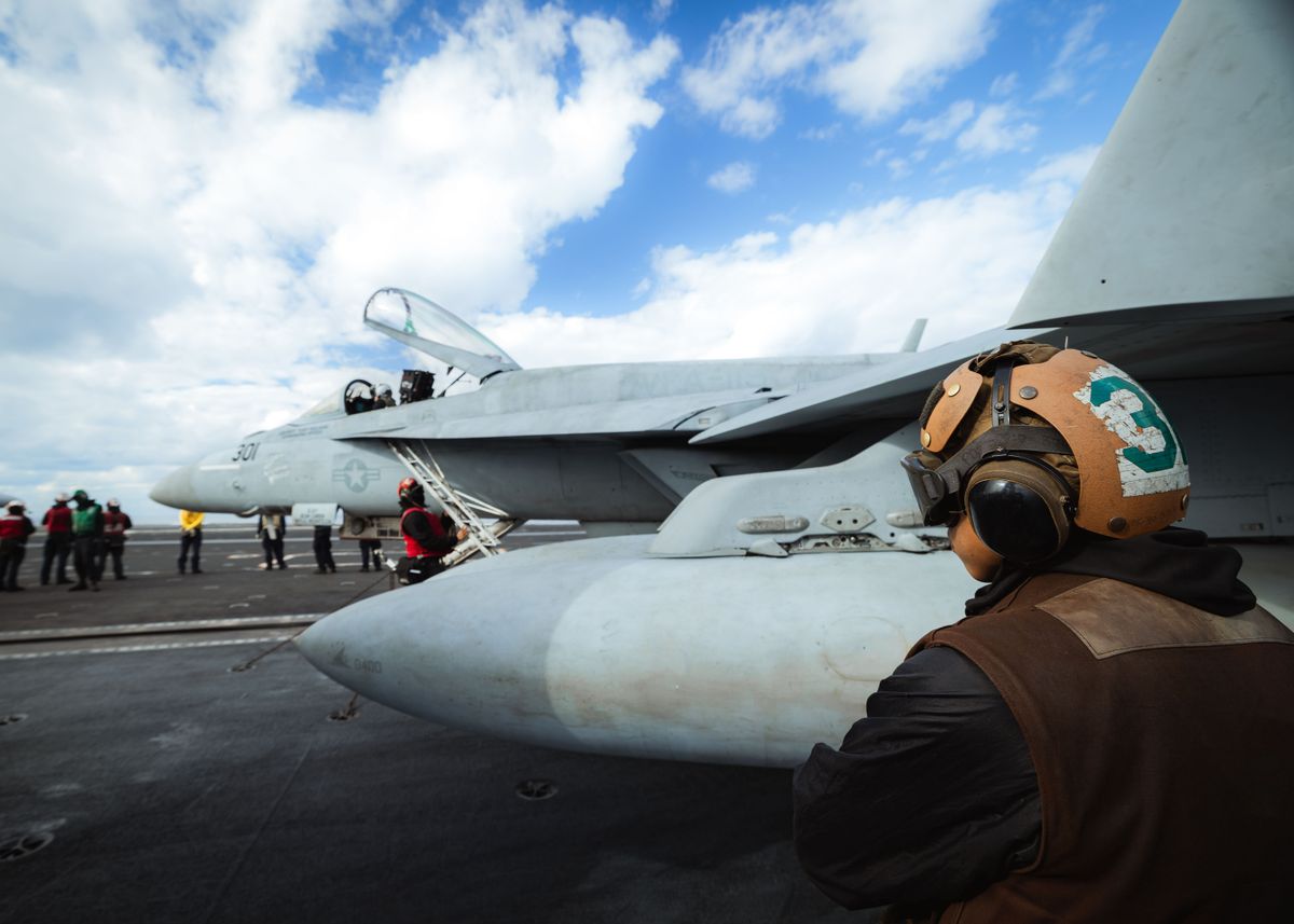 'MILITARY JET' Poster, picture, metal print, paint by M Benjamin ...