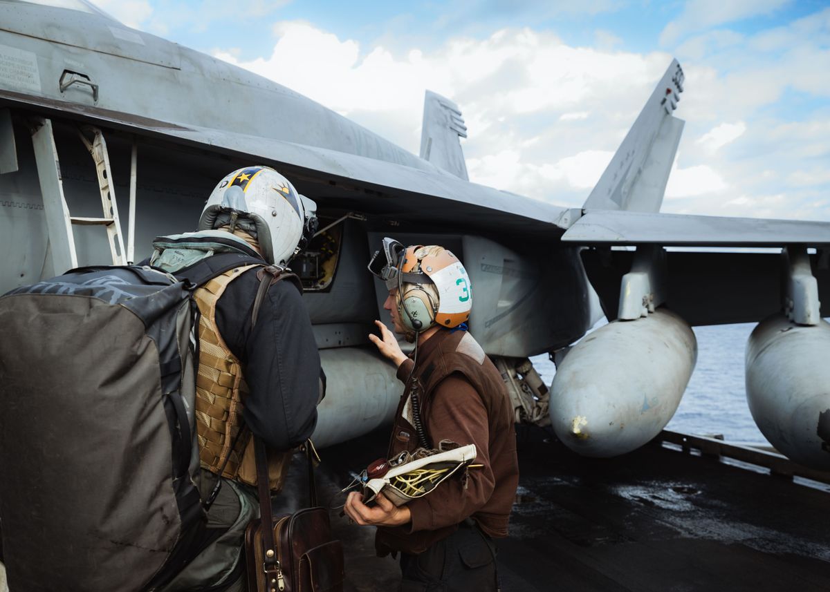 'MILITARY LAUNCH' Poster, picture, metal print, paint by M Benjamin ...